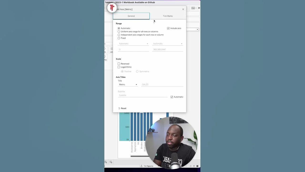 Dynamic Axis Titles in Tableau #short