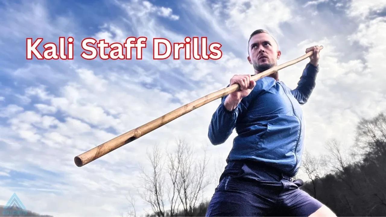 Kali Staff Fighting Drills - Filipino Stick Fighting Techniques