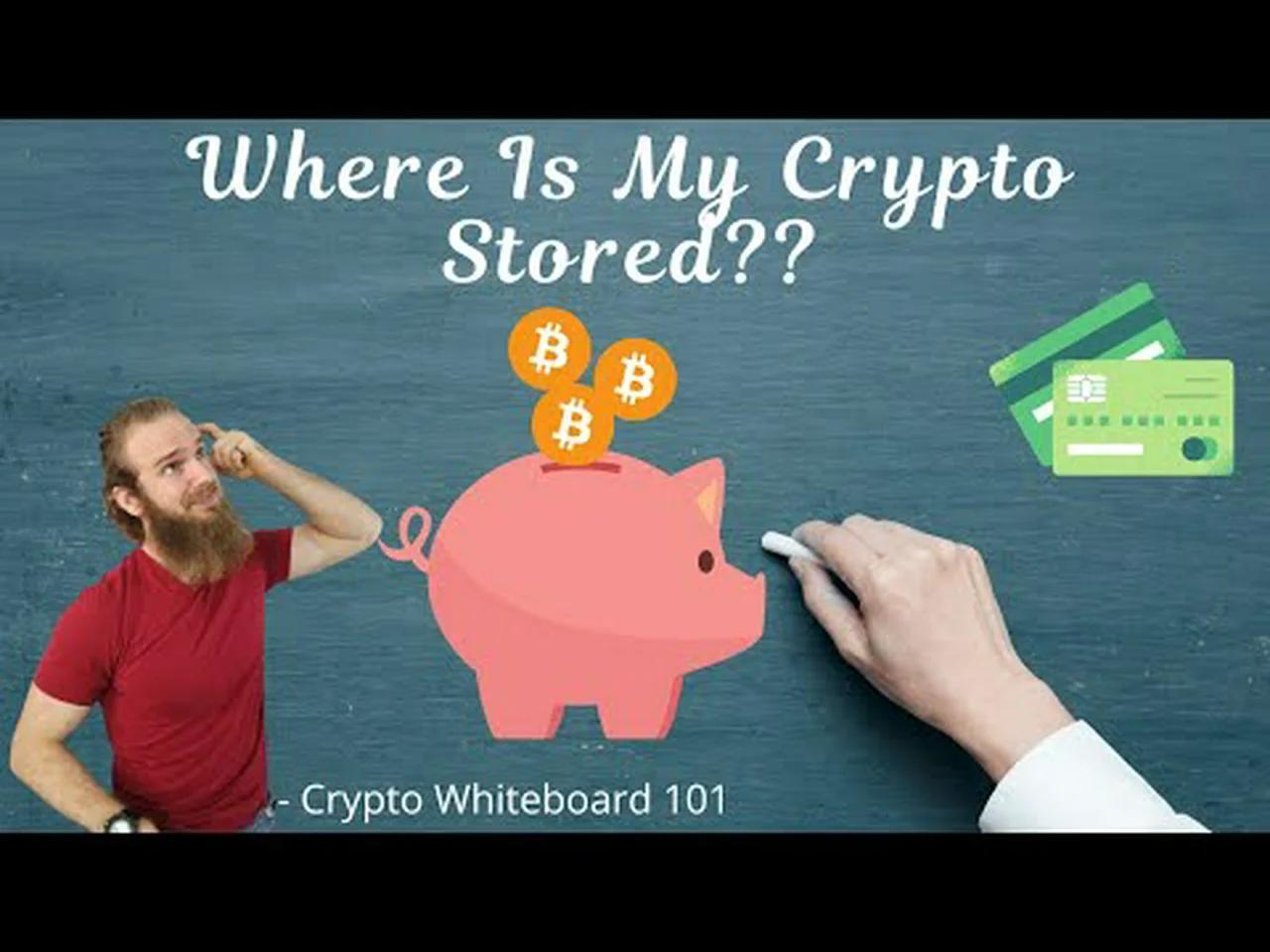 How "Storing" Cryptocurrency Works- Crypto Whiteboard 101