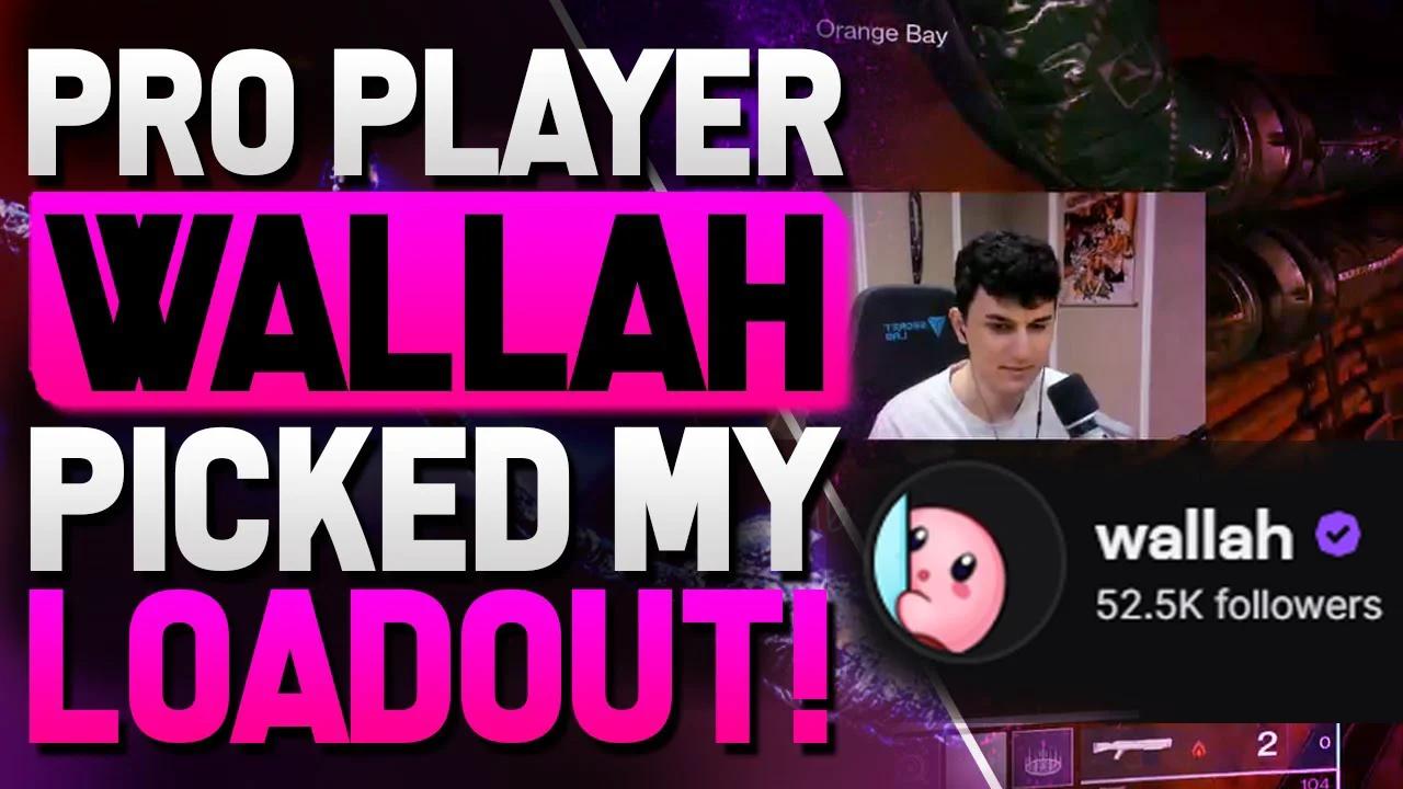 Twitch Streamer WALLAH Picked My Loadout ON STREAM! (Destiny 2 Beyond ...