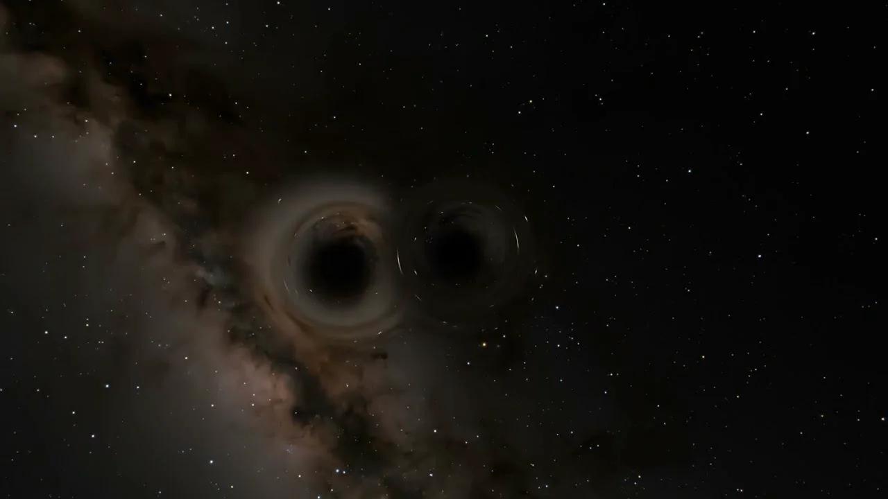 2 Black Holes Fail to collide in SpaceSim | 4K