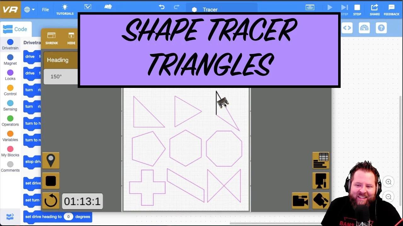 NEW VR Playground - Shape Tracer (Triangles)