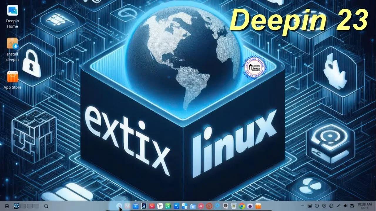 ExTiX O Sistema Linux Definitivo. Interface Deepin 23