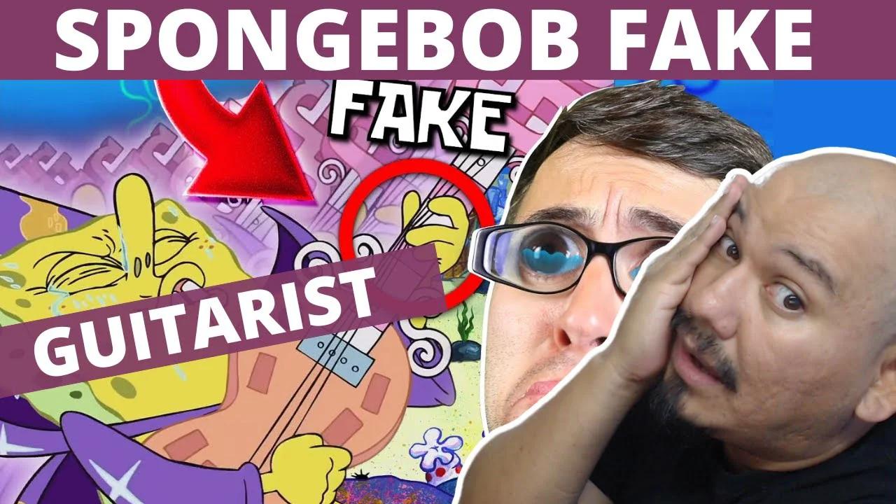 SpongeBob SquarePants FAKE GUITARIST | Steve Terreberry Reaction