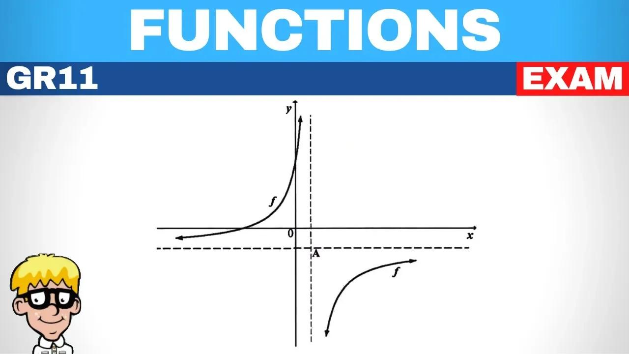 Functions grade 11 exam questions