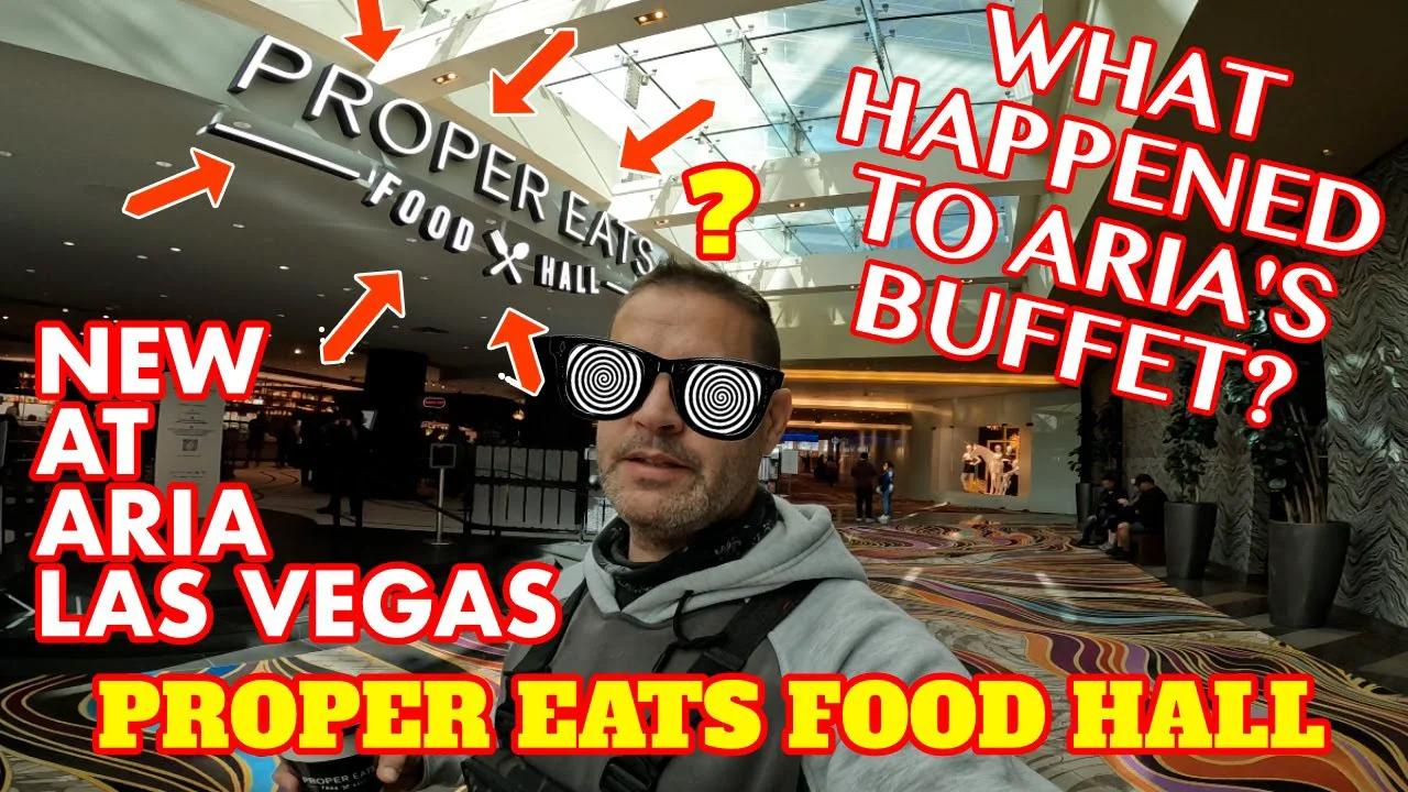 Proper Eats Food Hall at Aria Full Tour!