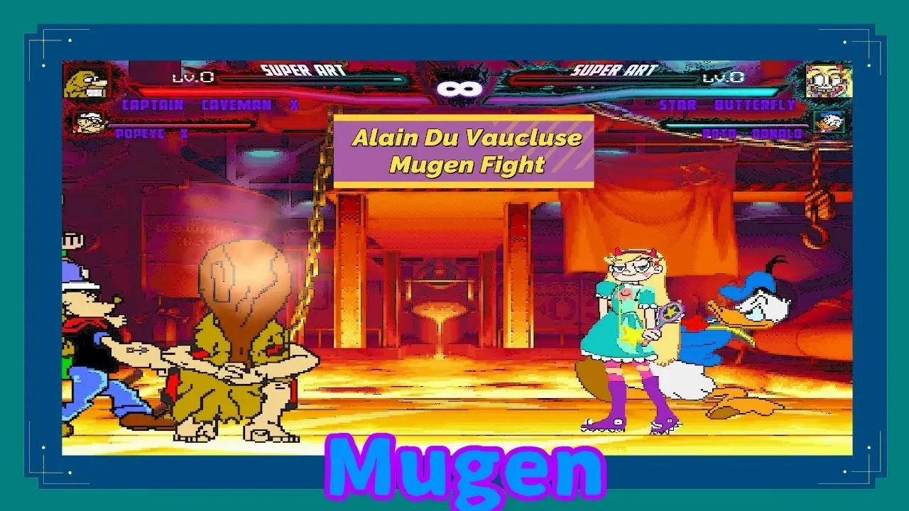Mugen : Captain Caveman X & Popeye X Vs StarButterfly & Donald Duck ...