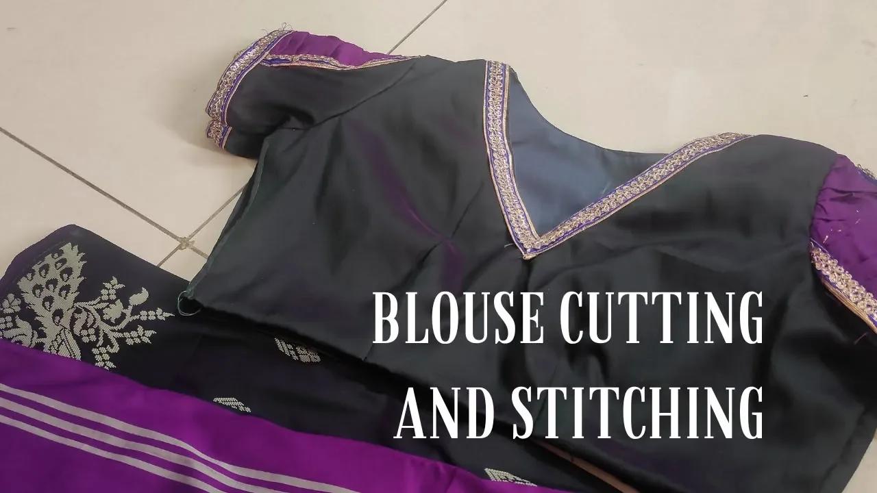 Blouse Cutting Stitching In Tamil DIY #blousecuttingandstitching# ...