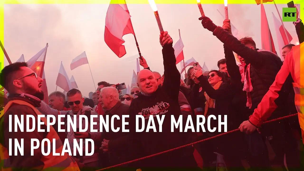 Independence Day march in Poland: Flags burned and COVID rules broken