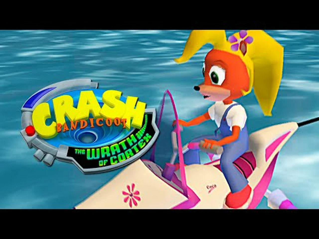 CRASH BANDICOOT THE WRATH OF CORTEX (PS2) #9 - Fase de neve com a irmã ...