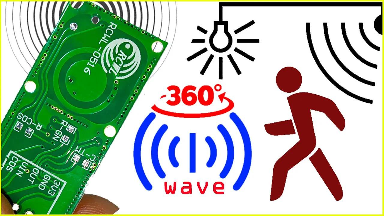 RCWL-0516 Microwave Radar Sensor Module Human Body Induction Switch ...