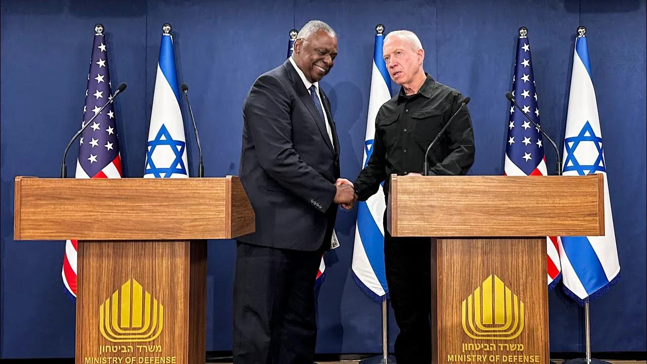 LIVE: Israeli Defence Miniter Gallant Meets U.S. Counterpart Austin