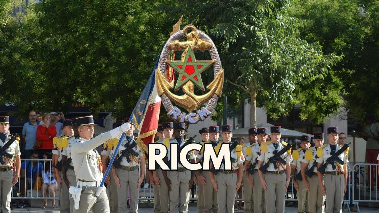 RICM - Le chant du RICM 💪 🇫🇷 (Chant avec paroles) #militaire #france # ...