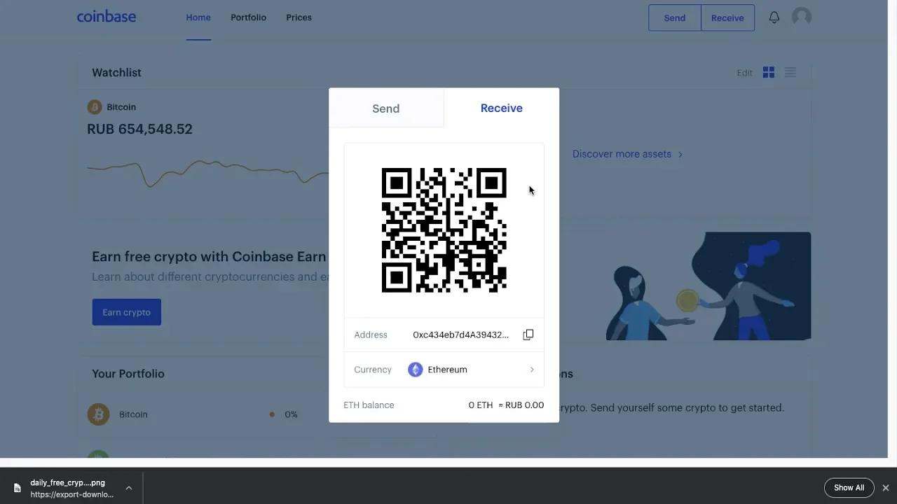 Coinbase Tutorial: How to send and receive different crypto currencies