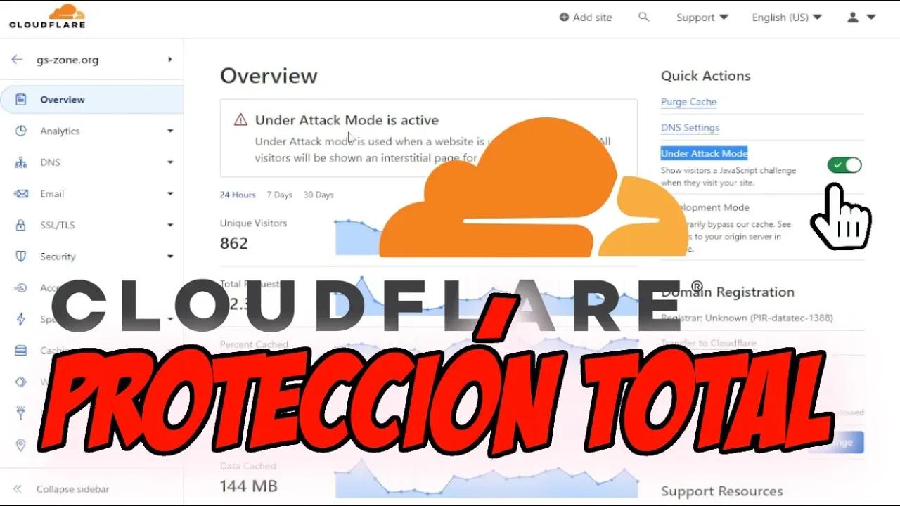 ¿Cómo proteger tu sitio web con CloudFlare? Guia rápida para prevenir ataques! 💣