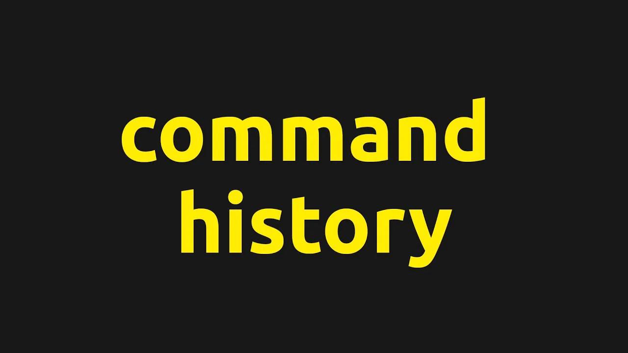 Implementing a Shell In C - History