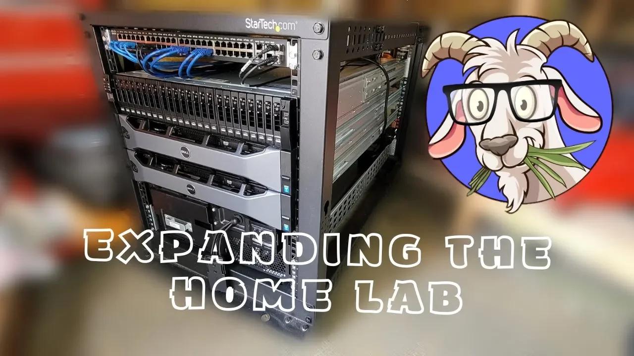 "Rack & Stack" a new home lab setup.