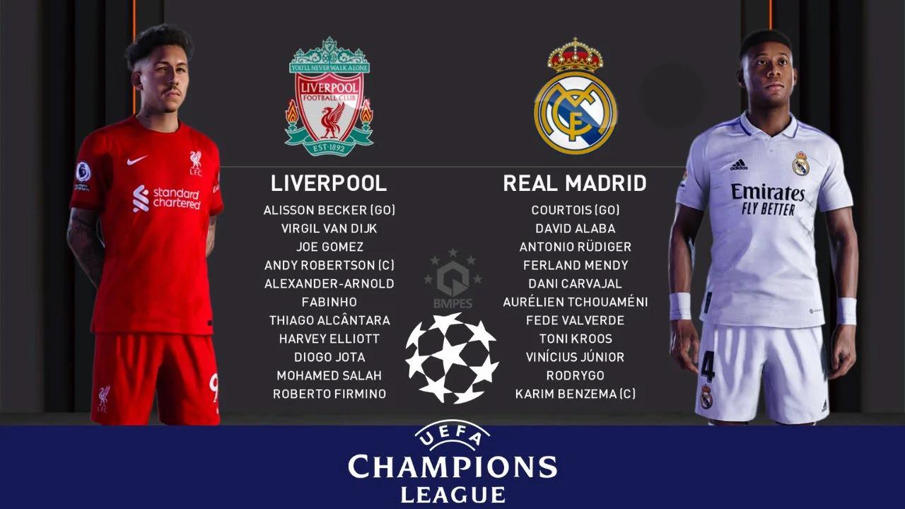 PES 2021 Ultimate Realistic Mods - Liverpool vs Real Madrid - champions ...
