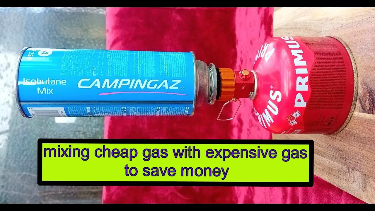 how to save money when buying gas canisters for wild camping