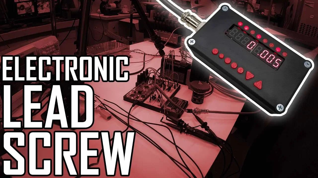 Lathe Electronic Leadscrew Part 3: Control Panel and Debugging