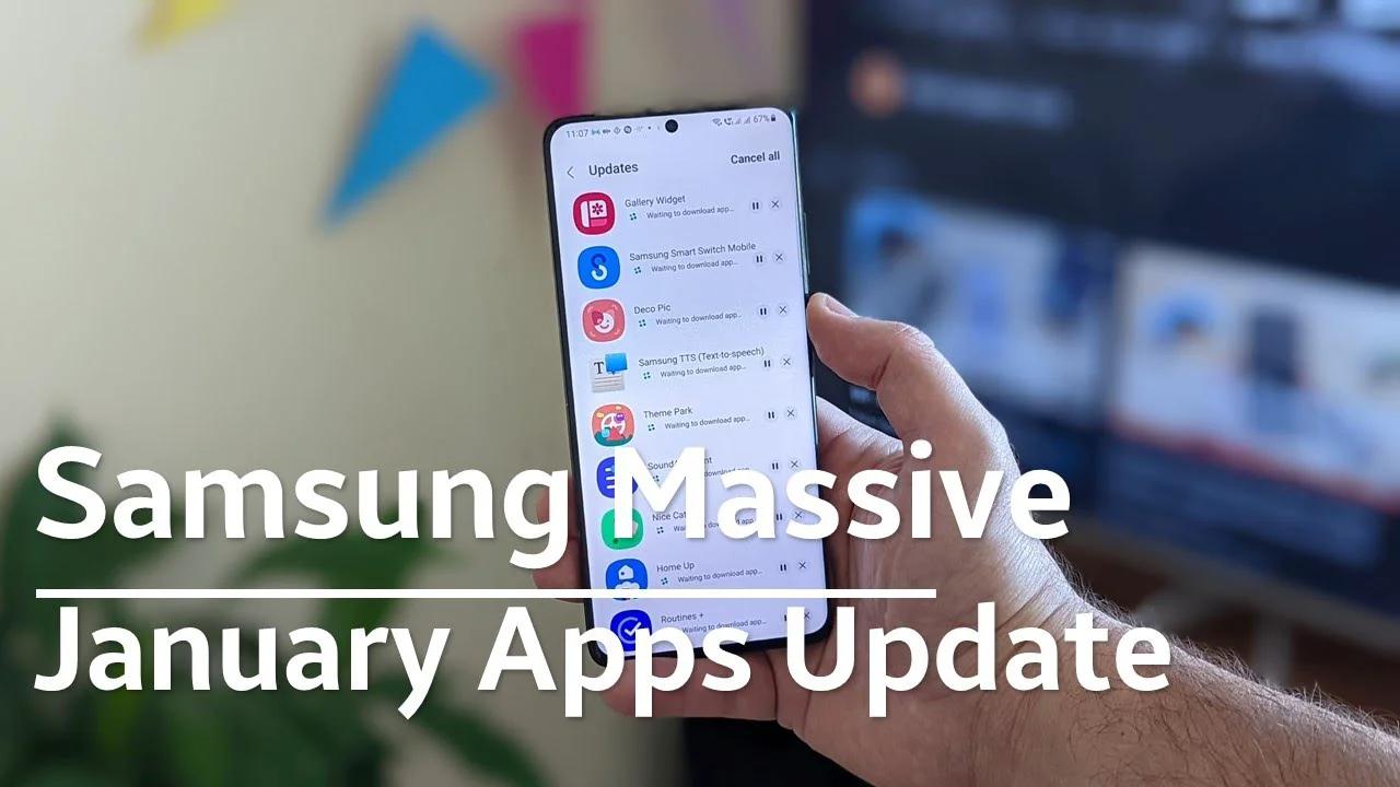 Samsung MASSIVE January Stock app update!