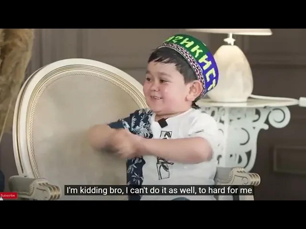 Mini Khabib vs Mini Hasbulla pre fight press conference