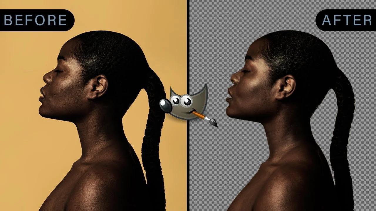 How to create a transparent background in Gimp | Fuzzy Select Tool