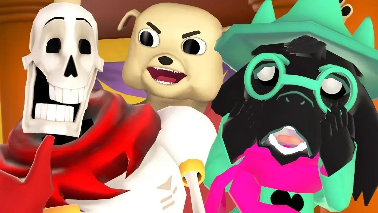 If PAPYRUS was in DELTA RUNE (Undertale 2 parody 3D Animation)