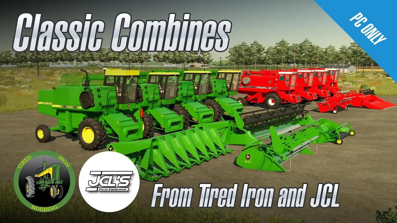 These Classic International and John Deere Combines are Fantastic