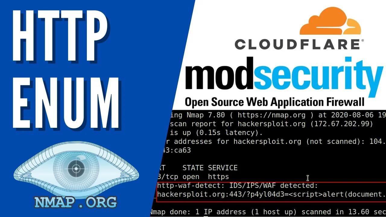 Nmap - HTTP Enumeration - WAF Detection And Fingerprinting