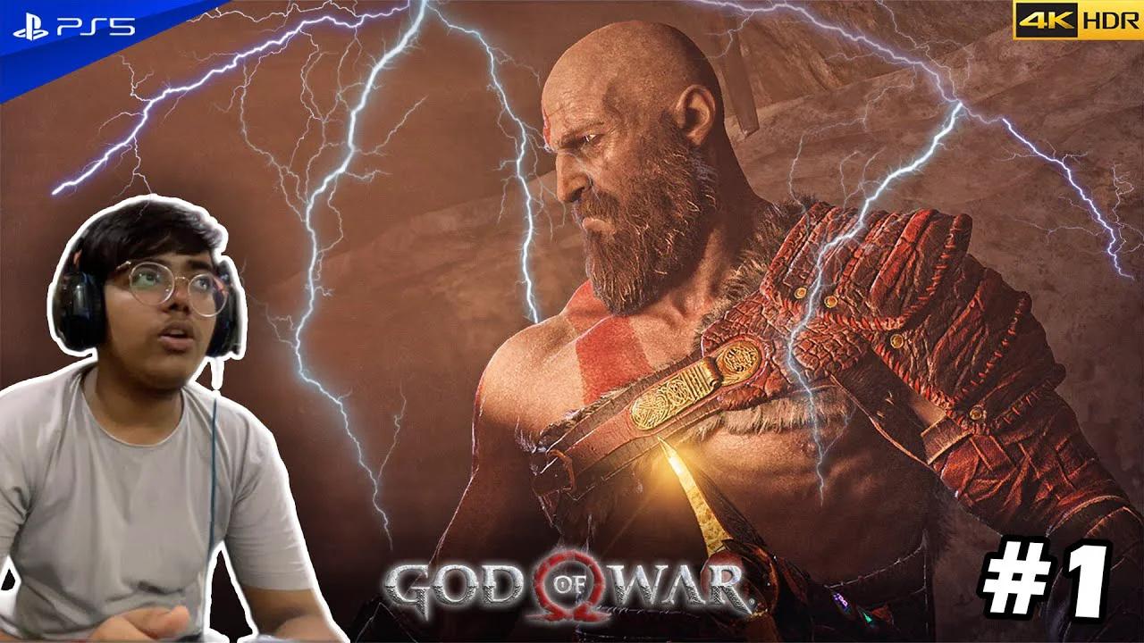 GOD OF WAR PS5 Walkthrough Gameplay Part 1 - INTRO Kratos and Atreus (GOW 4) [4K 60FPS UHD + RayT ]