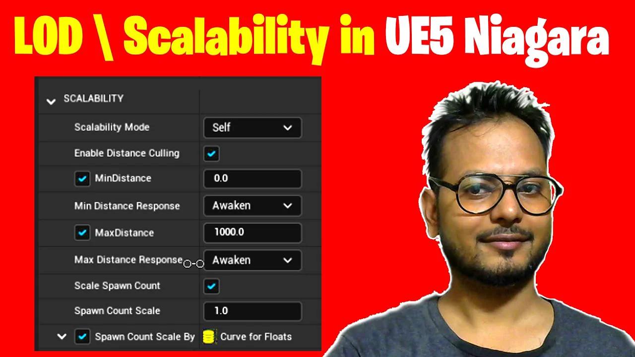 LOD \ Scalability in UE5 Niagara Tutorial