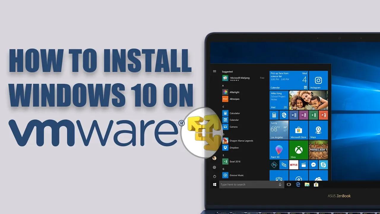 How to Install Windows 10 on VMware Workstation 16 Step by Step 2022 ...