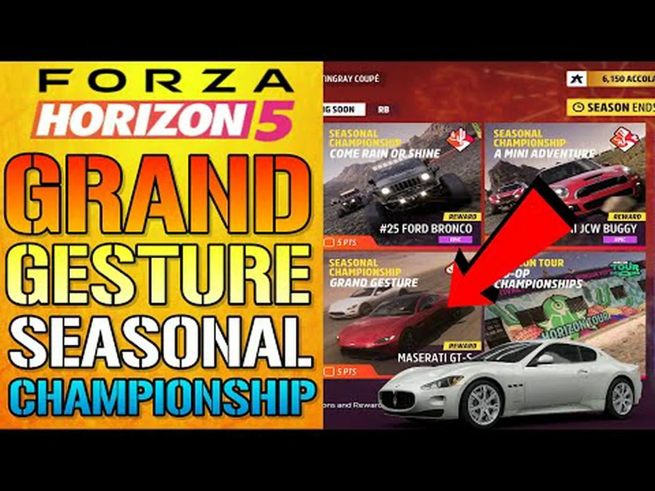 Forza Horizon 5: Grand Gesture Guide! How To Get The Maserati GT-S ...