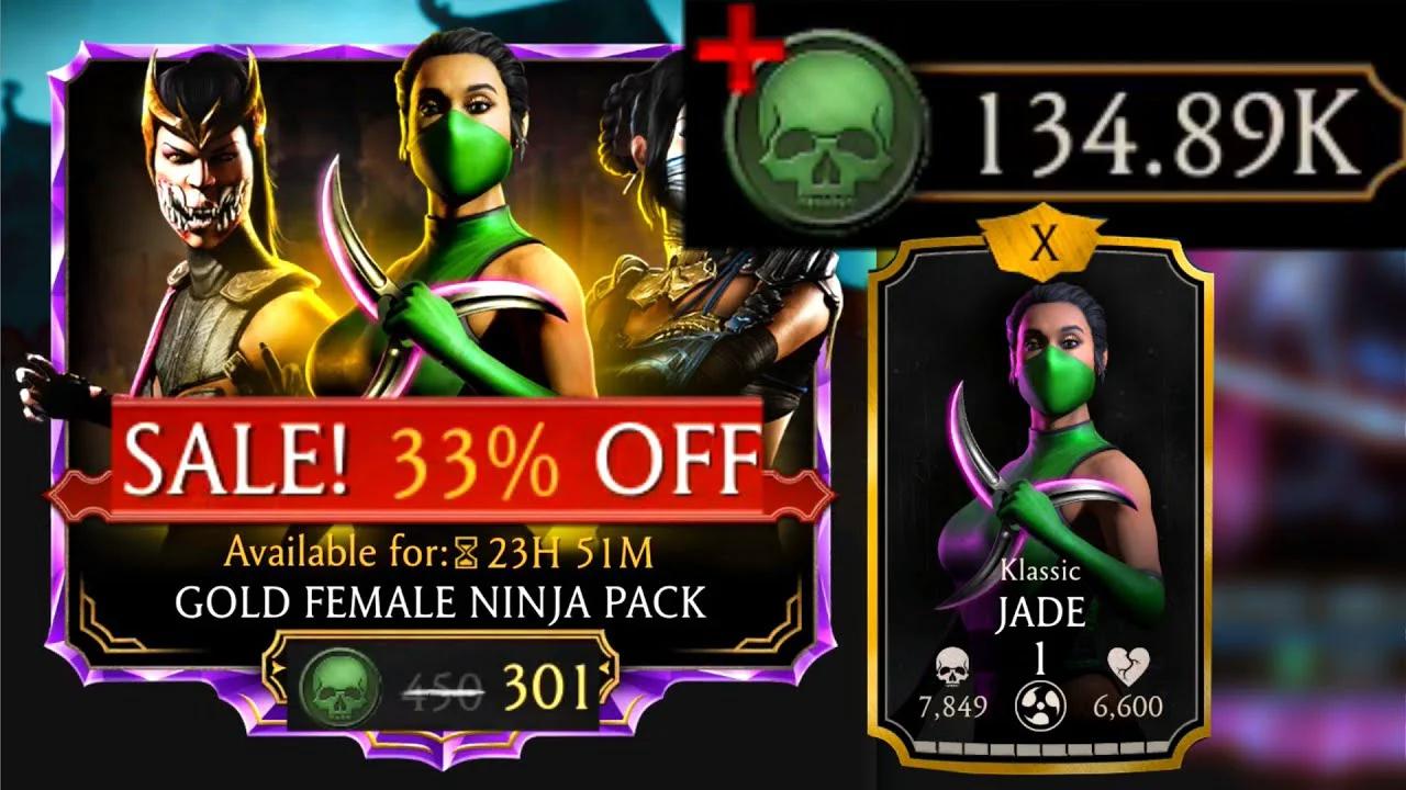 MK Mobile Gold Female Ninja Pack DISCOUNT! | Black Friday 2021 ...