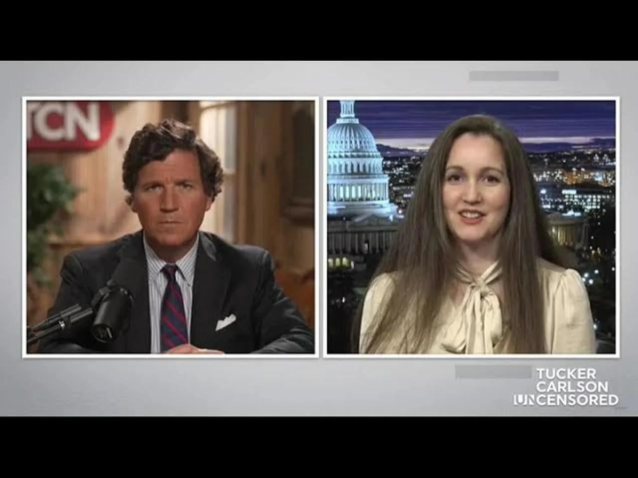 Tucker Carlson interviews Lydia Brimelow of VDare