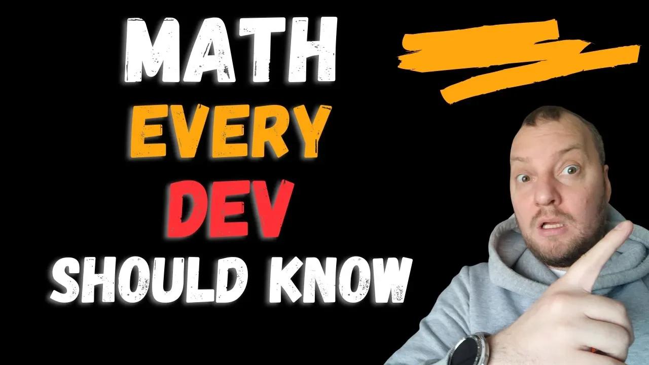 What Math Should I Learn To Become Better Programmer