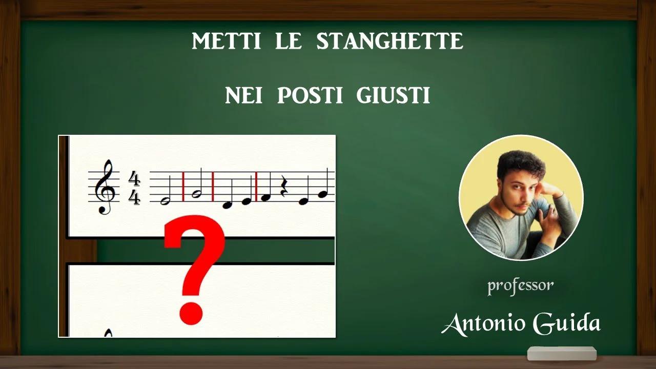 Metti la stanghetta nei posti giusti (Lezione del prof. Antonio Guida)