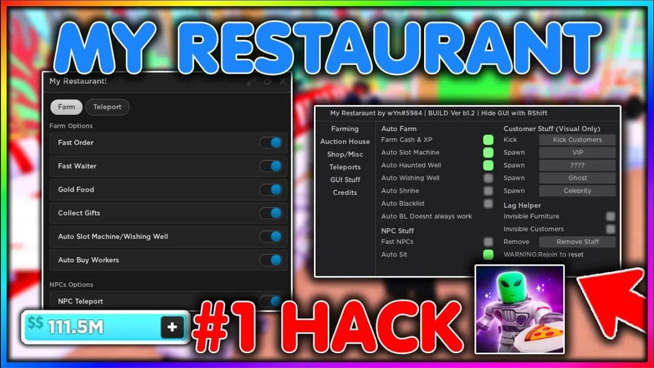 (Pastebin) My Restaurant Hack/Script| Auto Farm, Customer Spawner, NPC ...