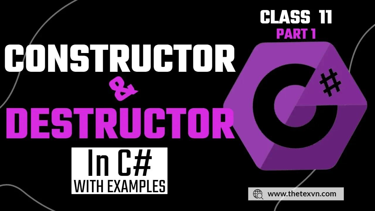 C Constructor And Destructor Part 1 C Tutorial Class 11 In اردوहिन्दी 0027