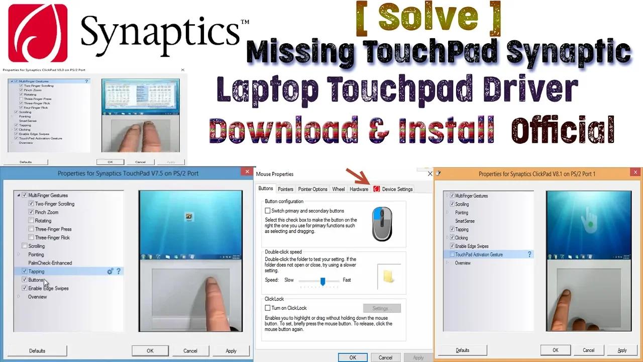 How to Fix Touchpad Problems laptop touchpad not working | Synaptics Touchpad Driver Missing [SOLVE]