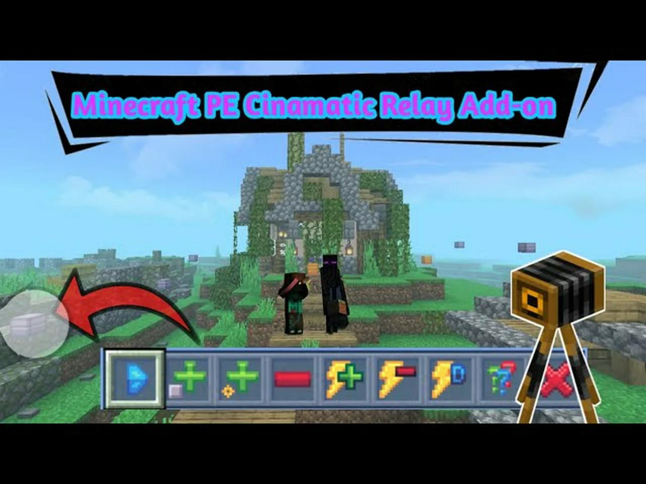 Minecraft relay/cinematic Addon/mod for MCPE||#minecraft #minecraftpe #minecraftmods