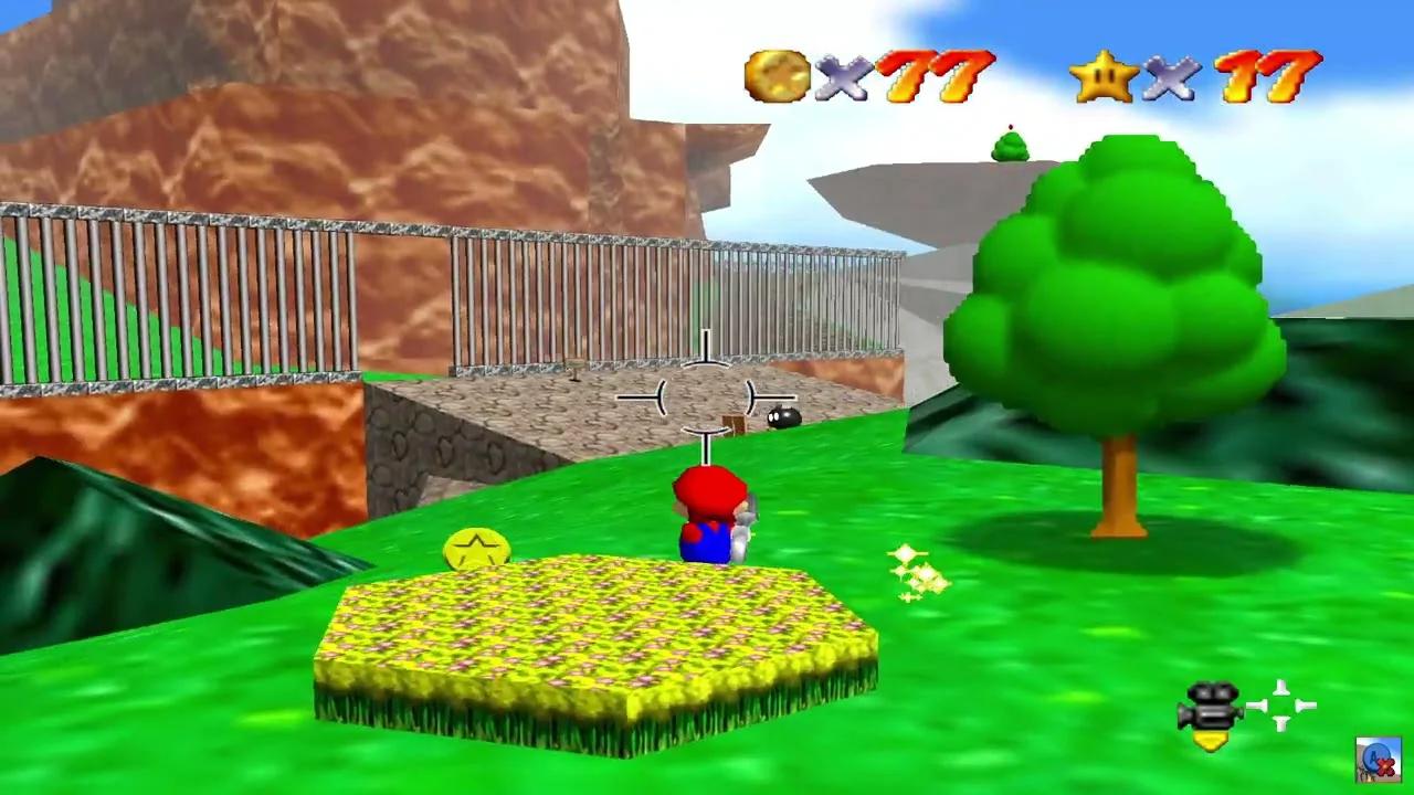 Super Mario 64 (1080p) [Shotgun Mario Remaining RA] - Flying Like a ...