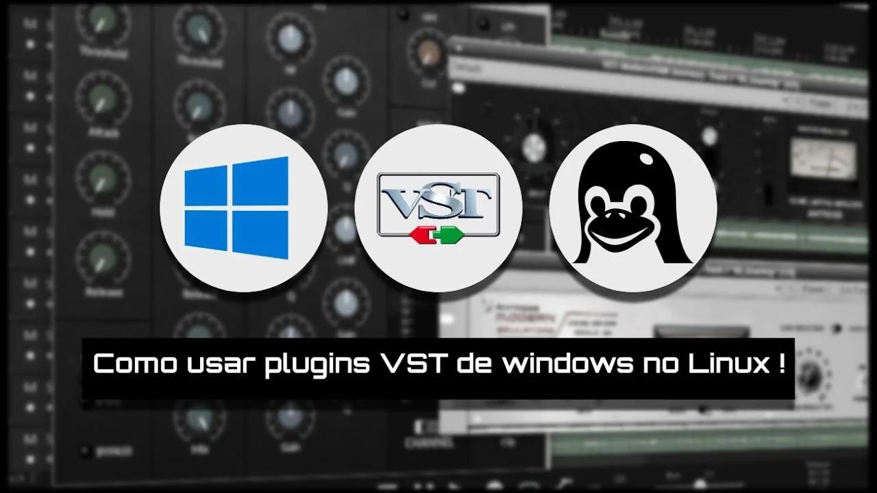 Como usar plugins VST de windows no Linux ! 😱🎧