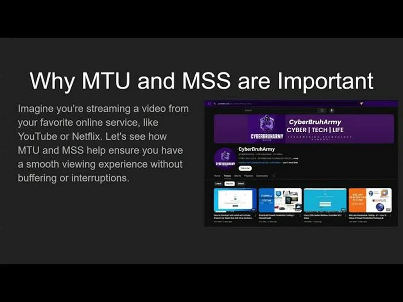Why MTU and MSS are Important? #mtu #ccna #networking