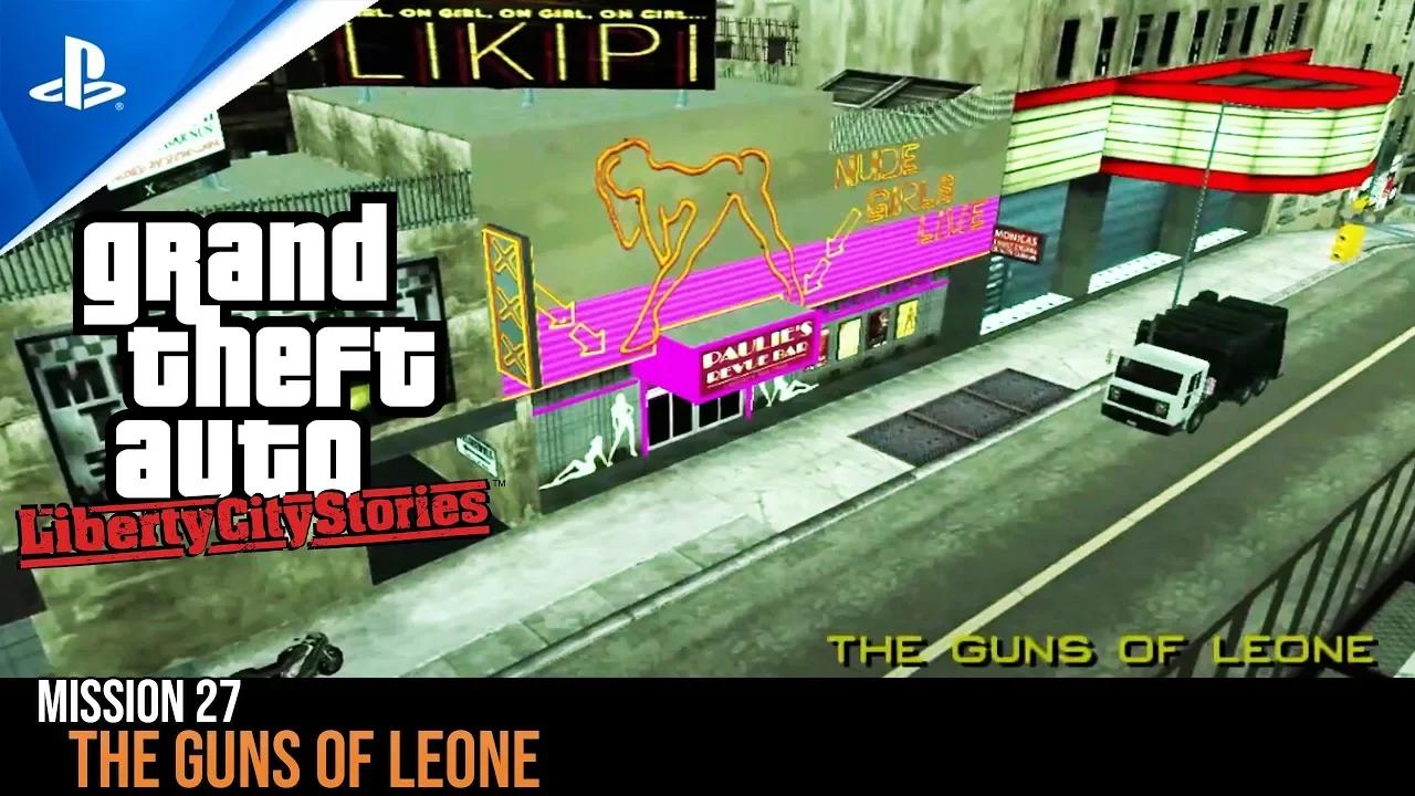 GTA Liberty City Stories - Mission #27 - The Guns of Leone (PS4)