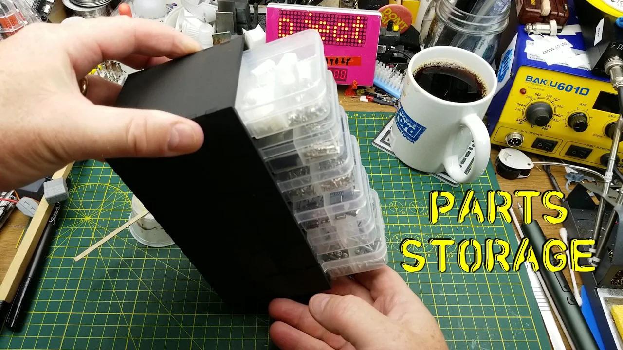 Making a simple parts storage rack