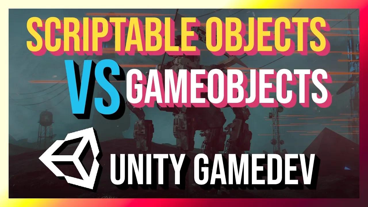 Scriptable Objects vs GameObject MonoBehaviours - Unity Tutorial for ... Scriptable Objects vs GameObject MonoBehaviours - Unity Tutorial for ...
