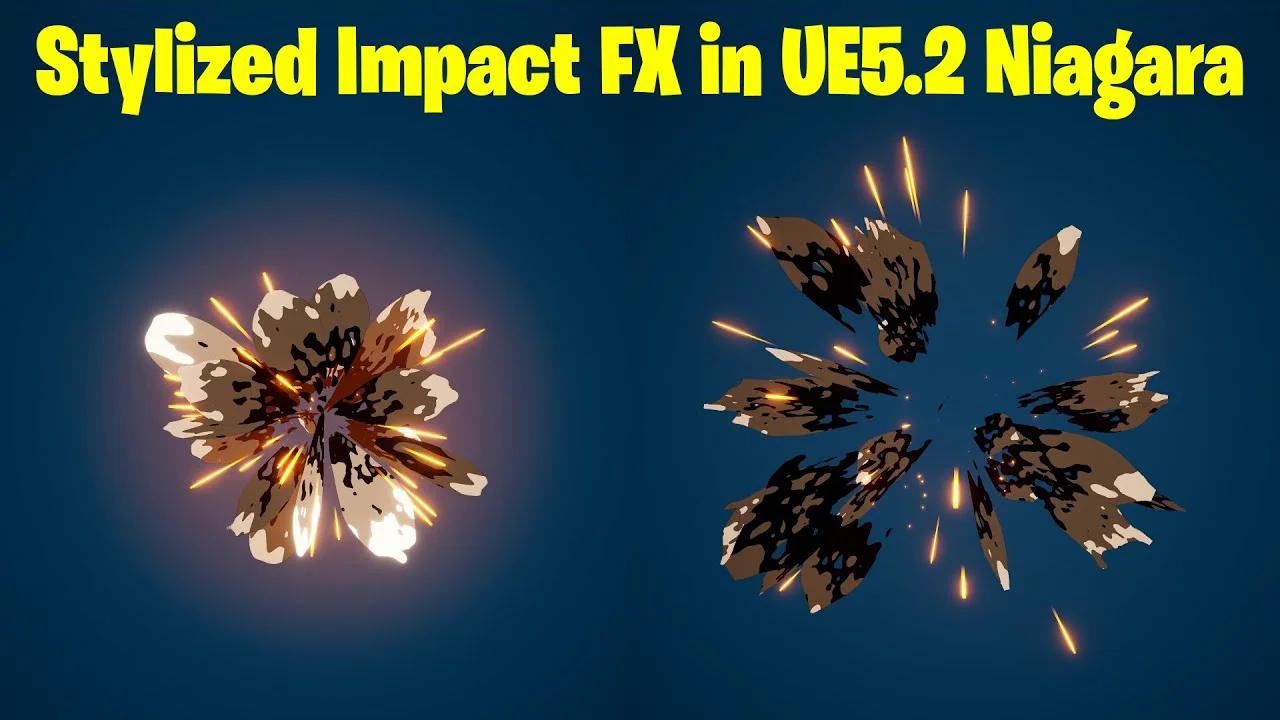 UE5 | Stylized Impact FX in Unreal Engine 5.2 Niagara Tutorial ...