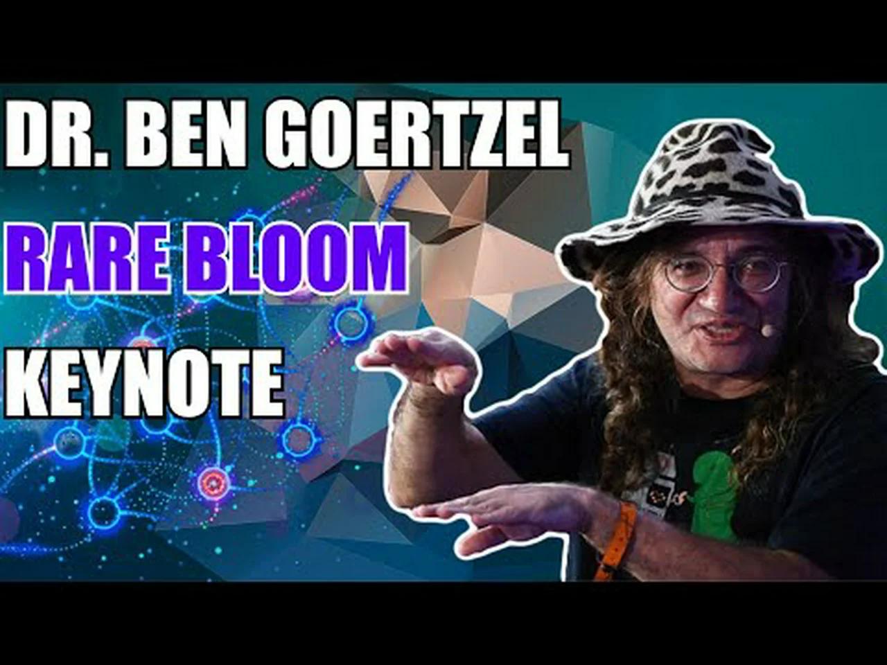 Ben Goertzel SingularityNET Decentralized AGI on Cardano Rare Bloom Keynote Speech